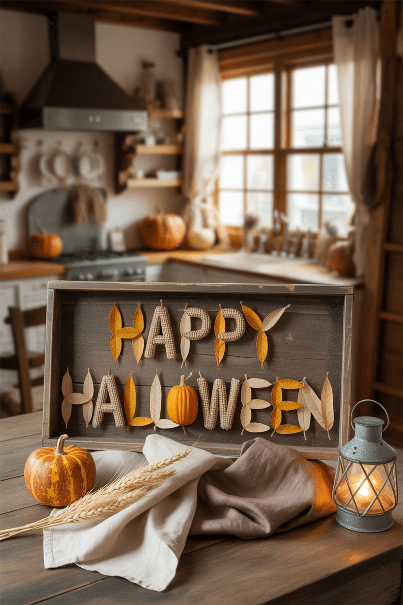 32 Farmhouse Halloween Decor Ideas 2025: Rustic Autumn Decorations For ...