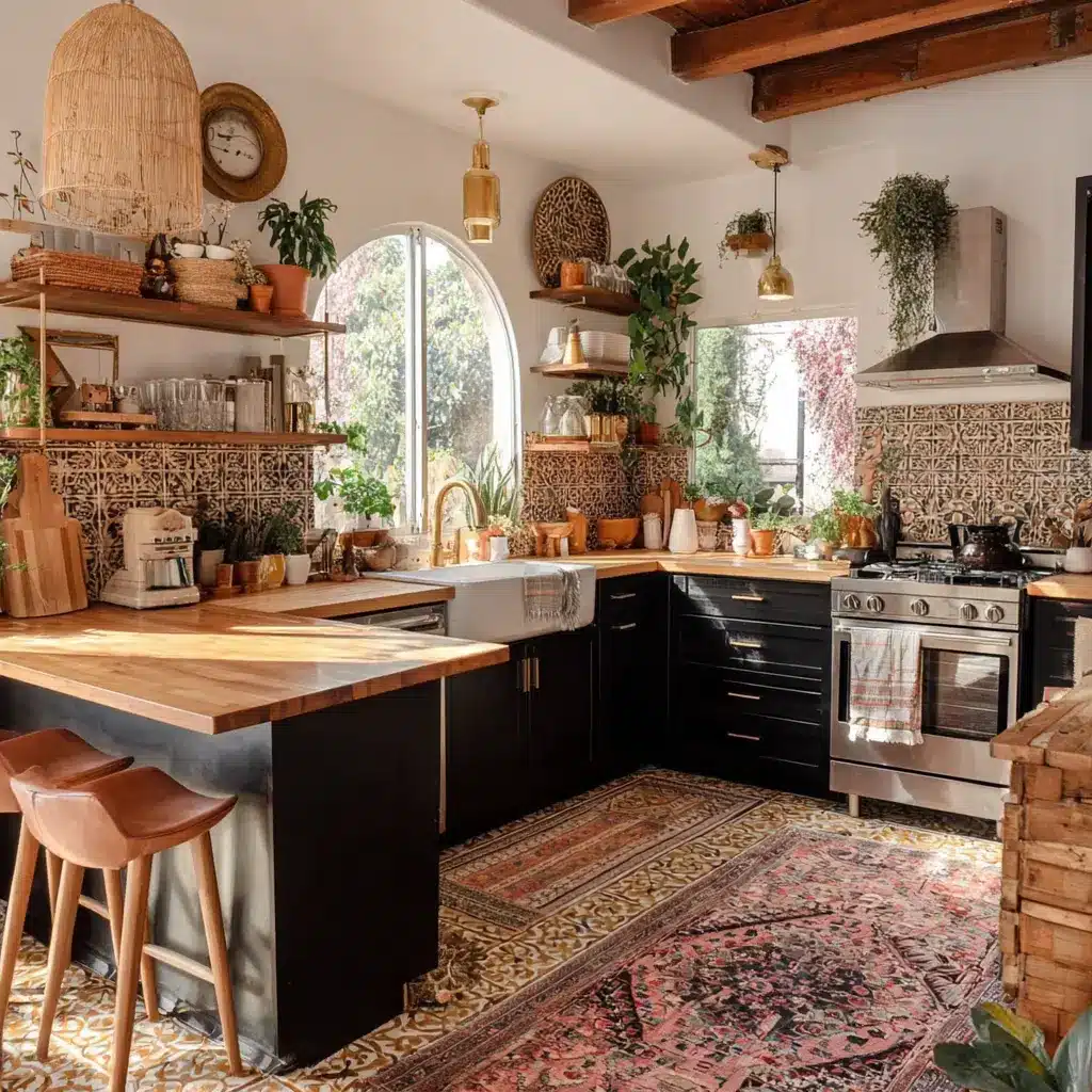 Transform Your Space With These Boho Kitchen Ideas