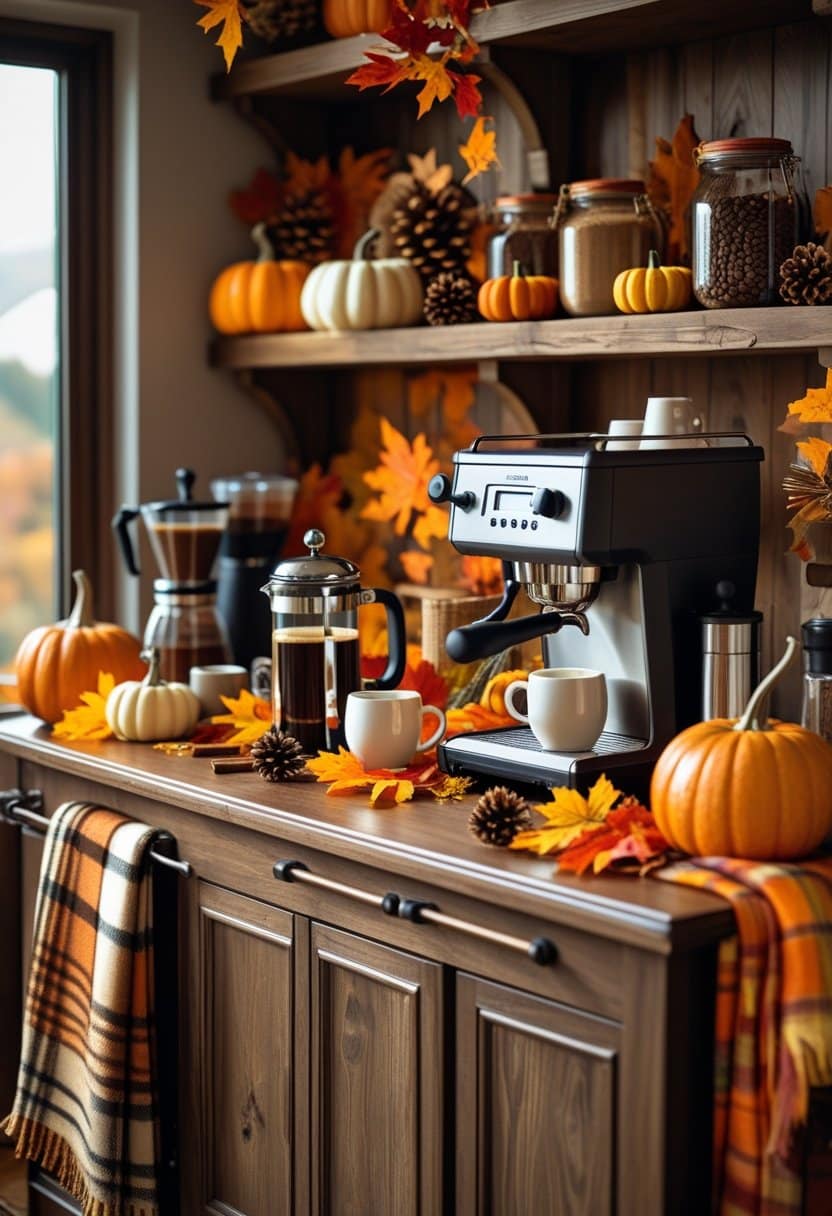 22 Cozy Fall Coffee Bar Ideas To Warm Up Your Home