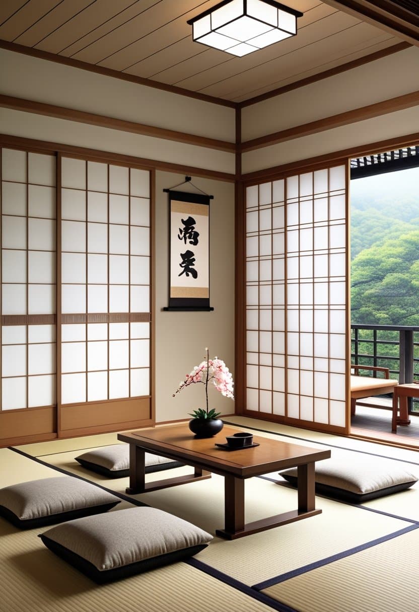 Japanese Living Room Design: 22 Inspiring Ideas For A Calm And Modern Space